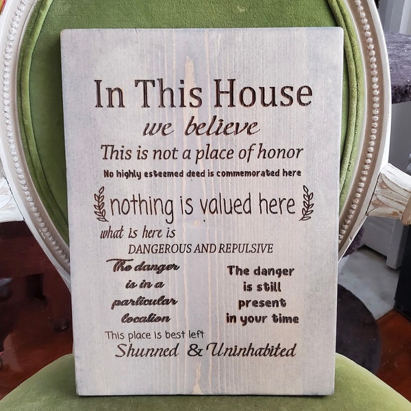 In This House We Believe - Etsy