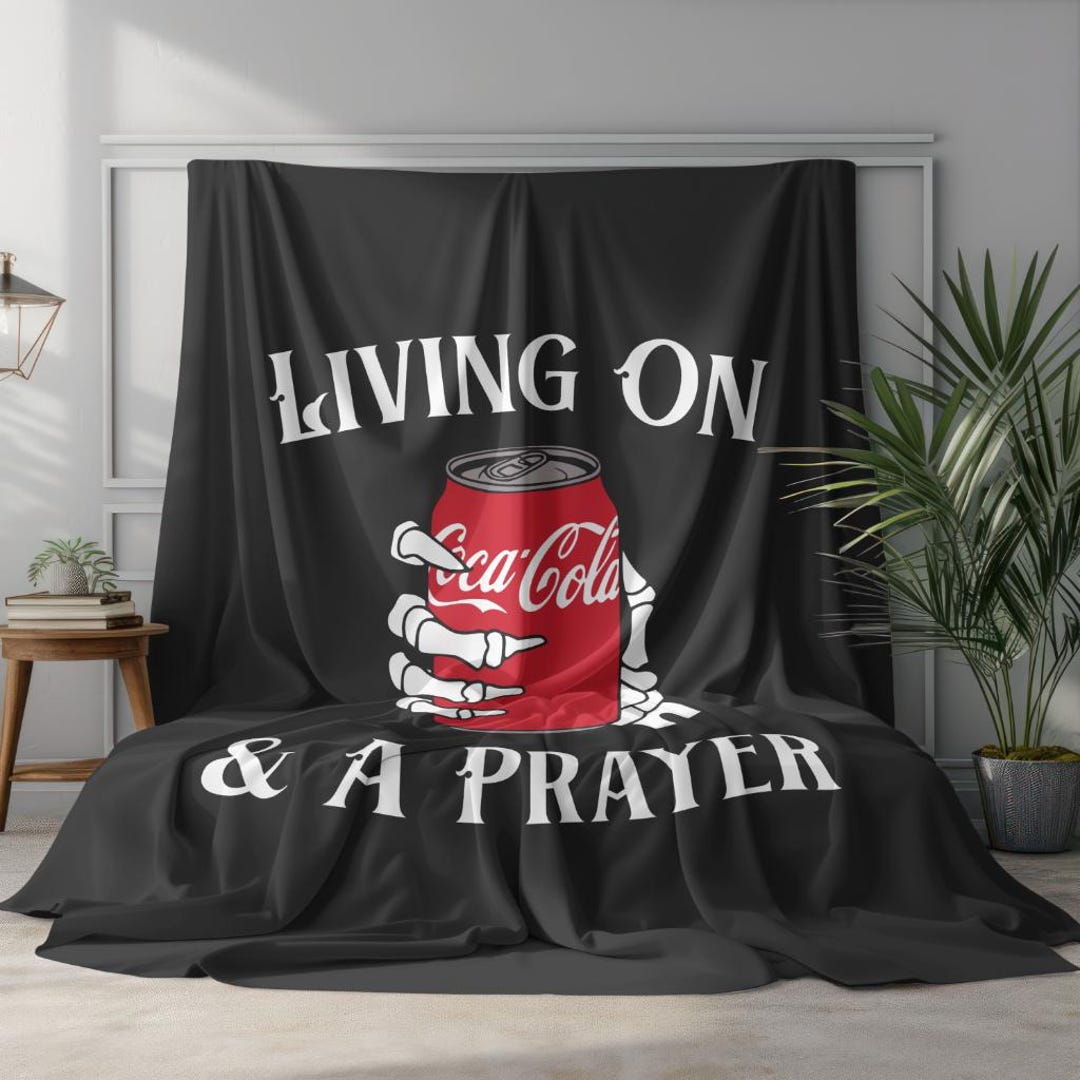 Living on Coca-cola and a Prayer – Skeleton Hand Illustration (digital ...