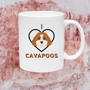 I Love Cavapoos SVG PNG PDF, Cavapoo Dog Art, Dog Owner Clipart, Dog Face Digital Design ...