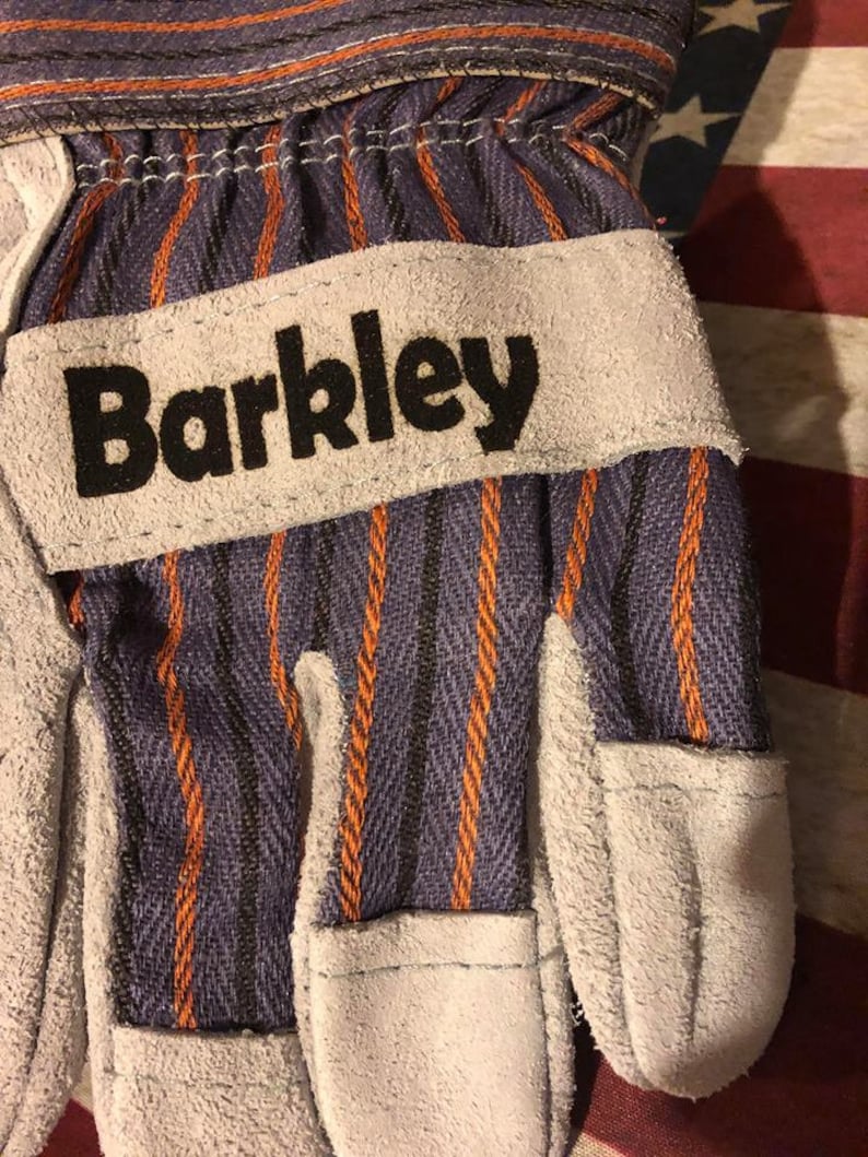 Custom Engraved Gloves Branded Work Gloves Company Work - Etsy