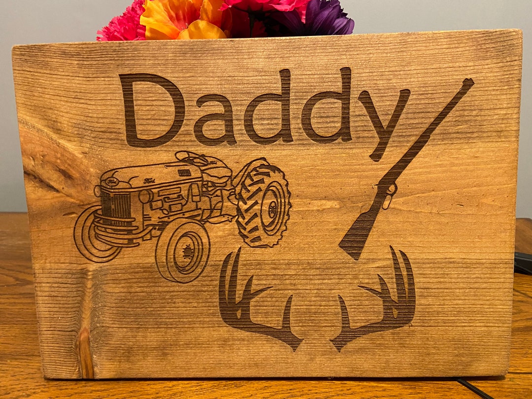 Custom Daddy Sign Daddy Bear Personalized Wood Sign We - Etsy