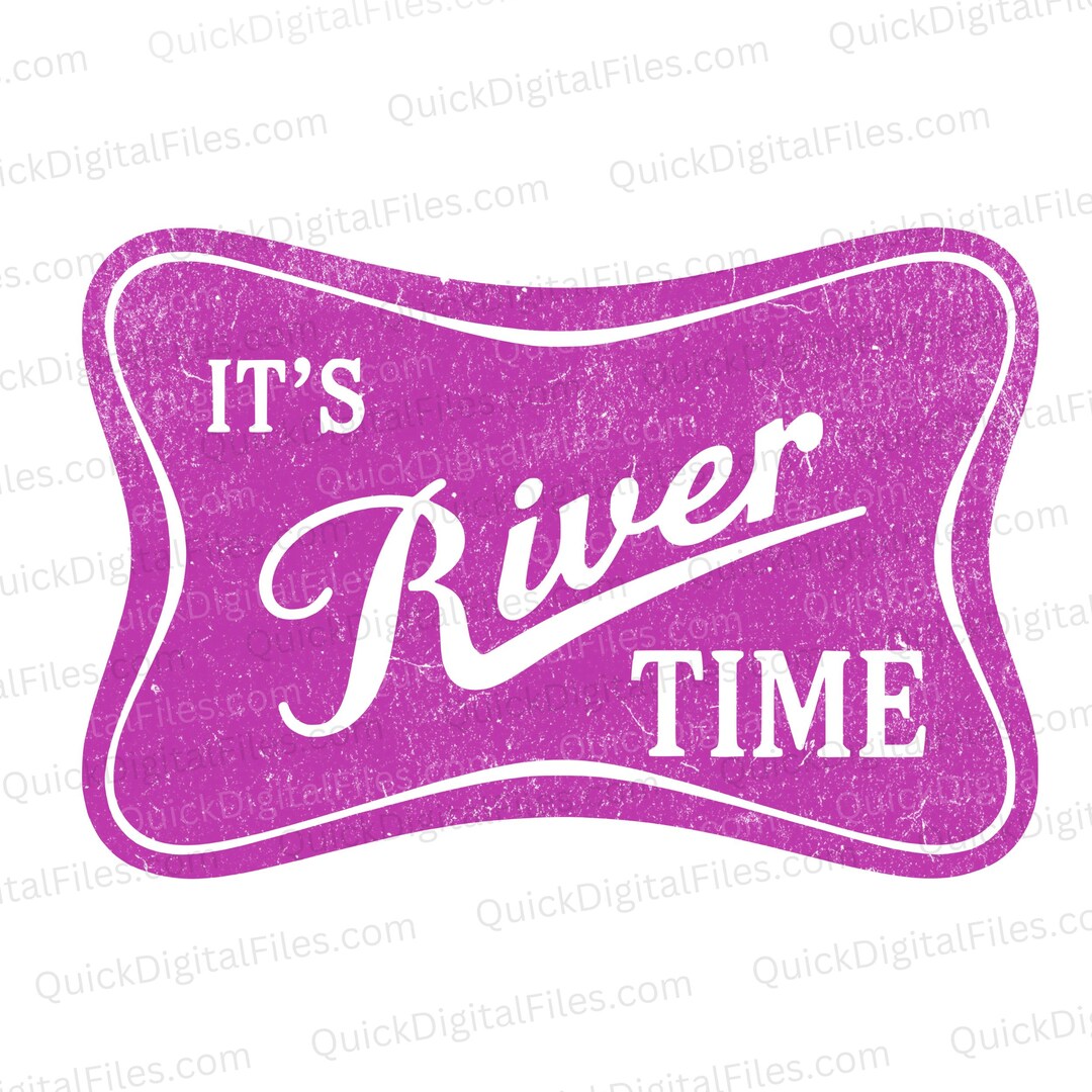River Time SVG, River Life Digital Download, Summer Boating Cut File ...