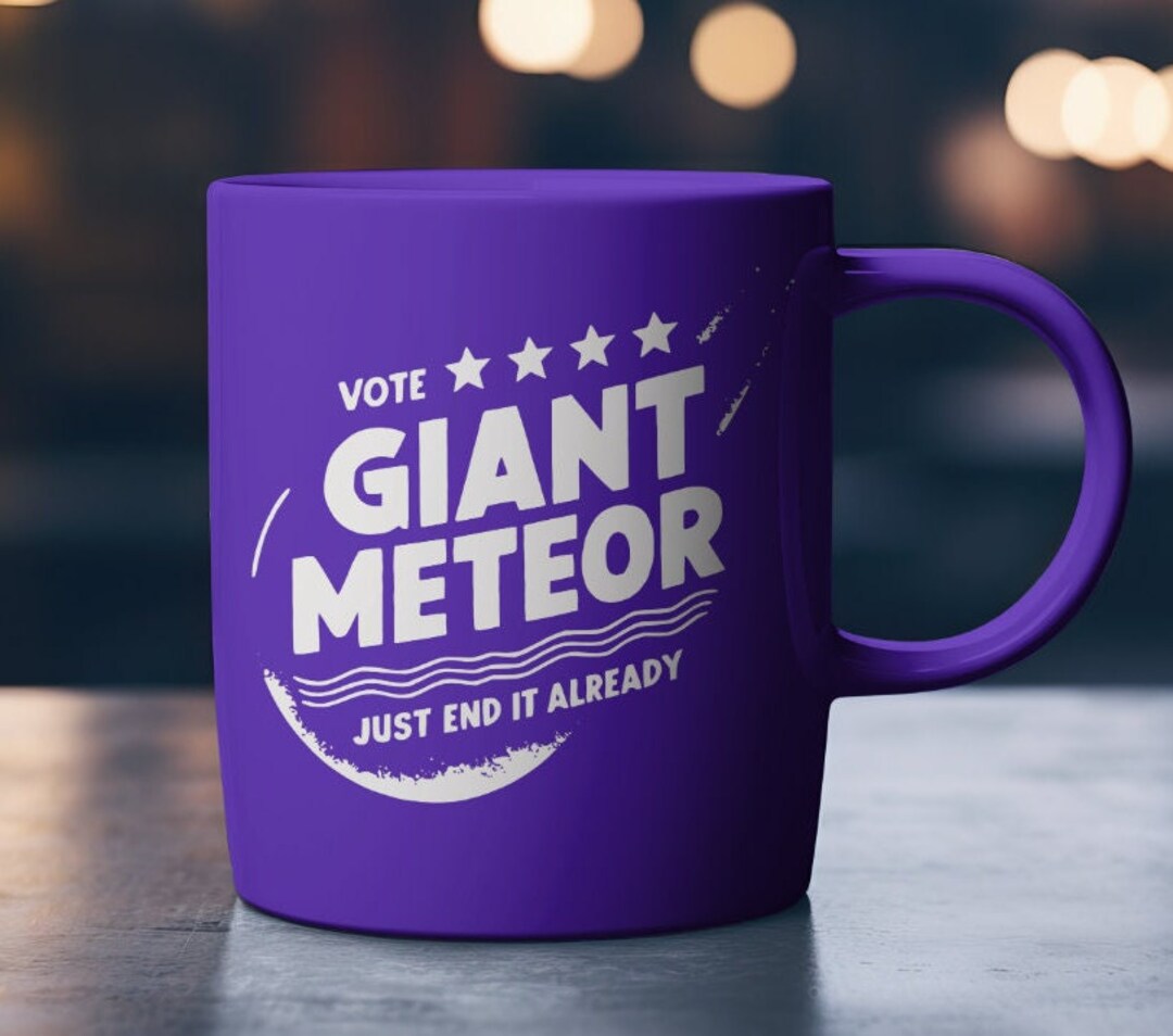 Vote Giant Meteor Design (digital Download) SVG PNG JPEG Pdf - Etsy
