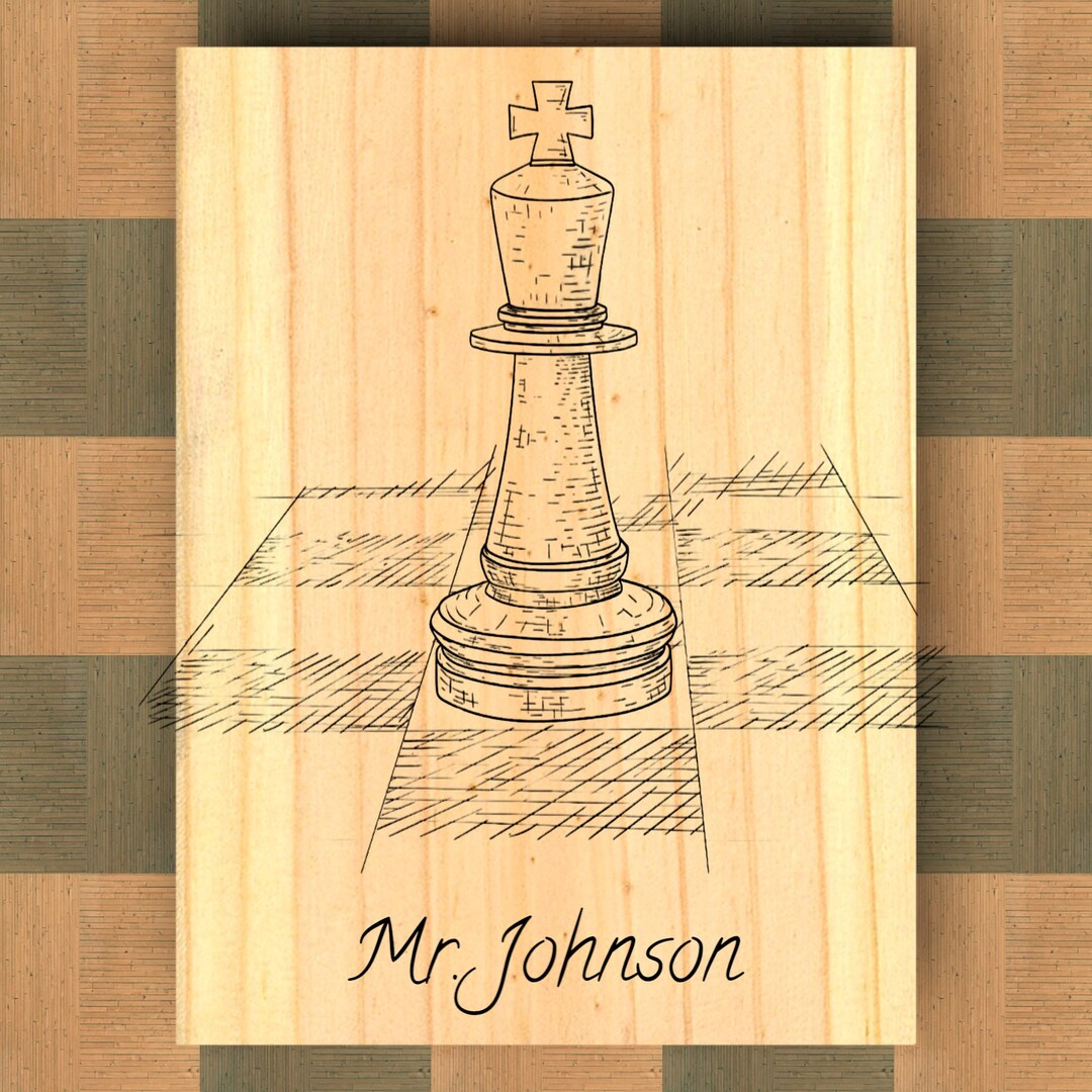 LARGE CHESS Piece Décor, XL King Giant Chess Piece Wood Sign, Handmade ...