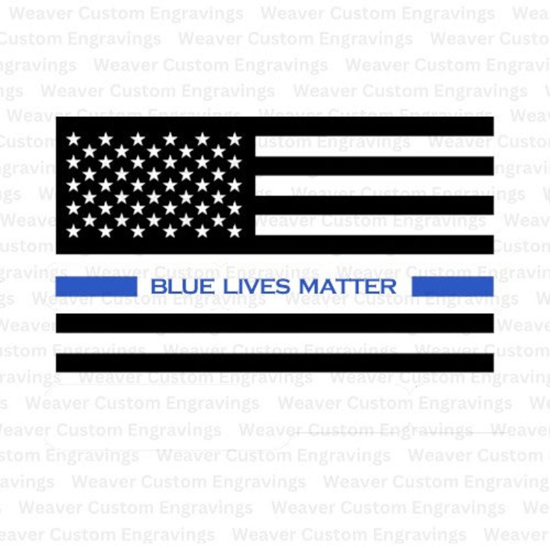 Blue Lives Matter, Police SVG PNG PDF Image, I Support Police Officers ...