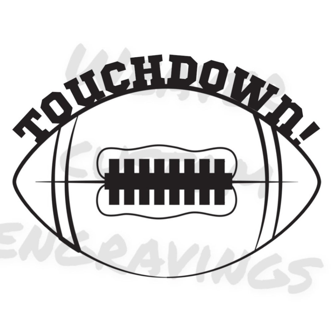 Touchdown Football SVG PNG PDF, American Football Clipart, Football ...