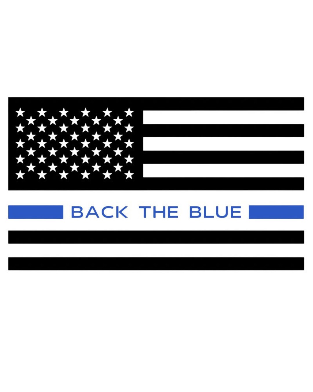 Back the Blue SVG PNG PDF, Police Wife Cop Images, Police Law ...