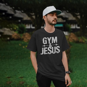 Gym & Jesus SVG - Christian Workout Clipart - Svg Png Jpeg Pdf Included ...