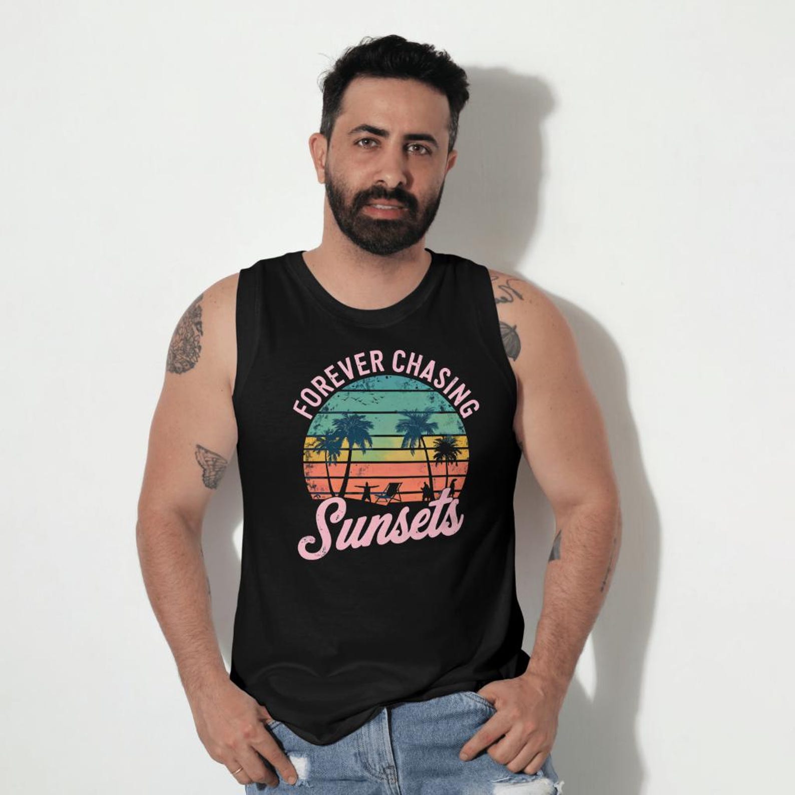 Forever Chasing Sunsets - Coastal Design | Beach-themed Digital ...