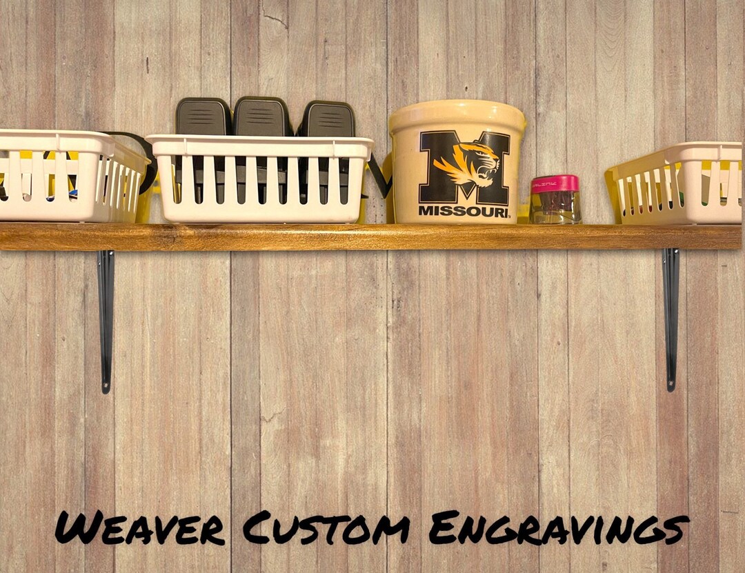 CUSTOM OPEN SHELVING, Unique Stylish Ledge Shelf, Customised Pallet ...