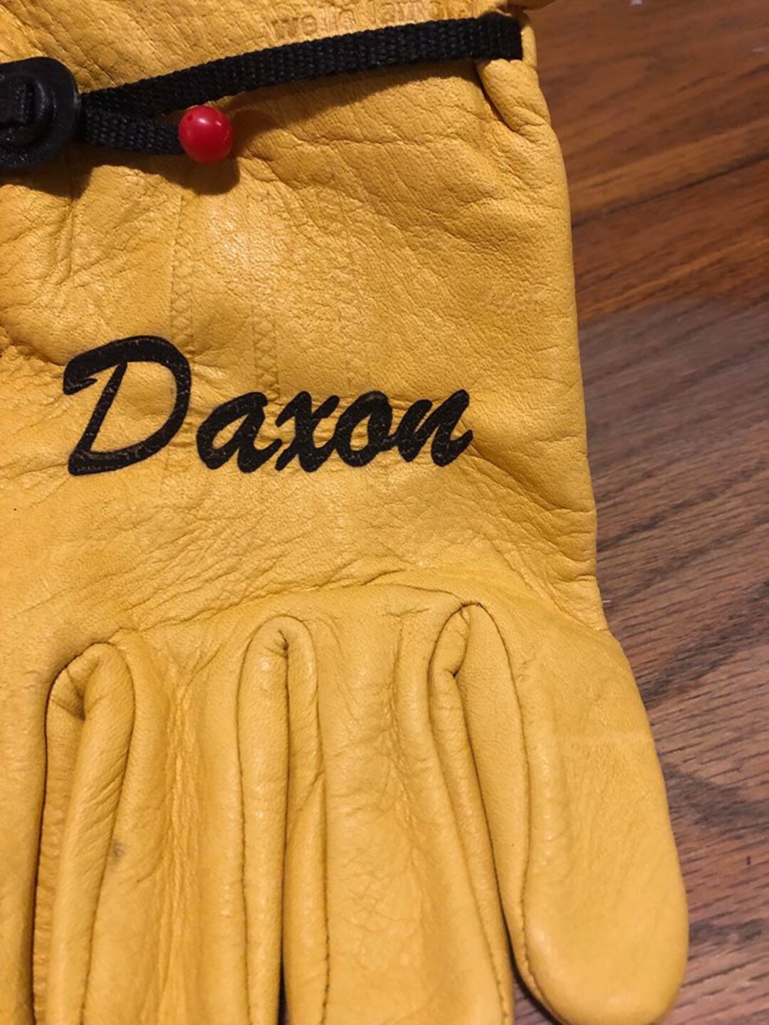 Custom Leather Work Gloves | Engraved Gloves | Gift for Man ...