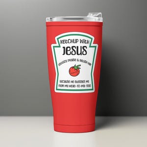 Ketchup With Jesus - Christian Humor Design (digital Download) - Etsy