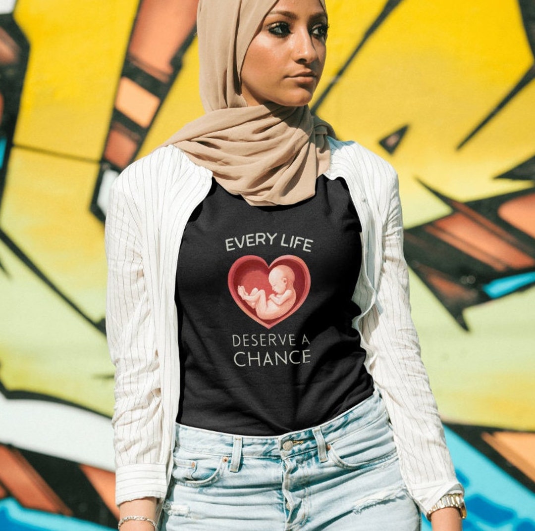 Pro-life Digital Art - 'every Life Deserves a Chance' Heart Womb ...