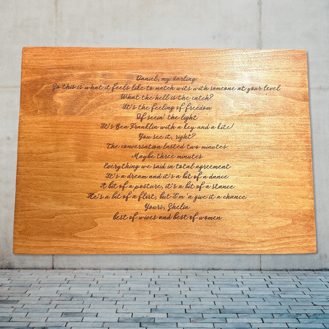 PERSONALIZED WOOD PLAQUES, Customized Wooden Sign, Wedding Sign ...