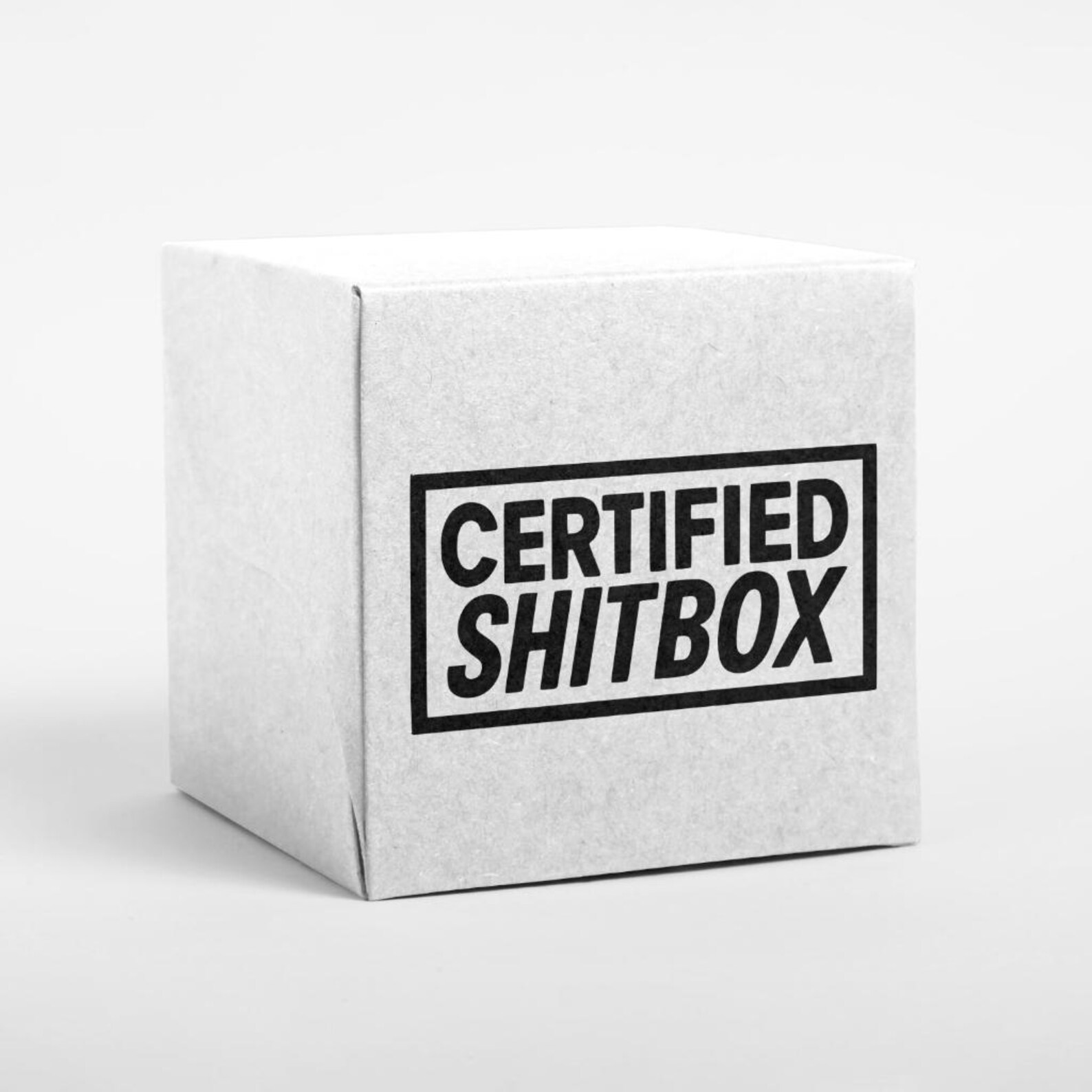 Certified Shitbox - Car Graphic Sticker | Funny Vehicle Decal | Digital ...