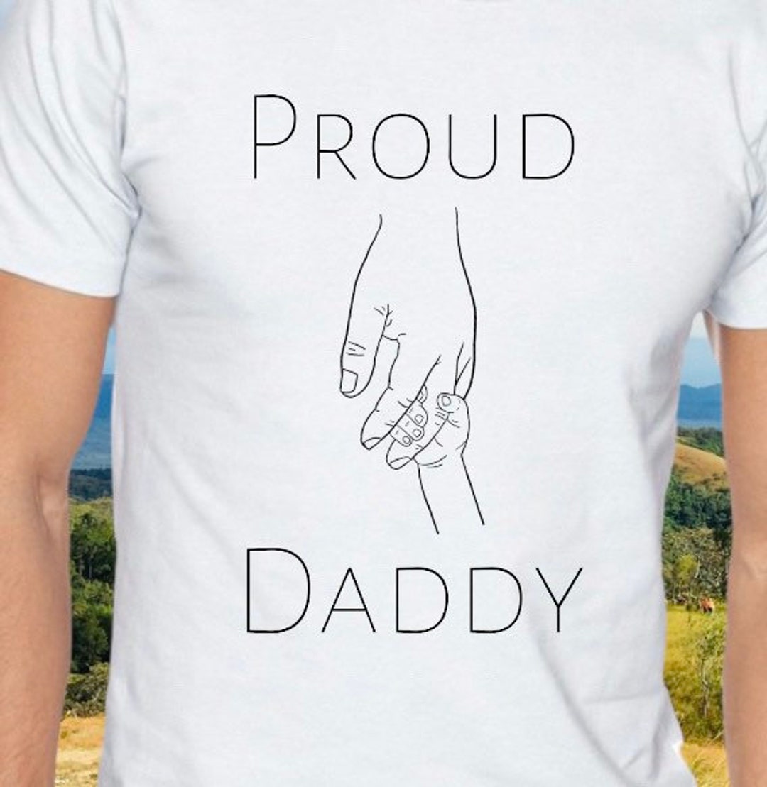 Proud Daddy PNG SVG PDF, Dad Holding Child Hand Silhouette Vector ...