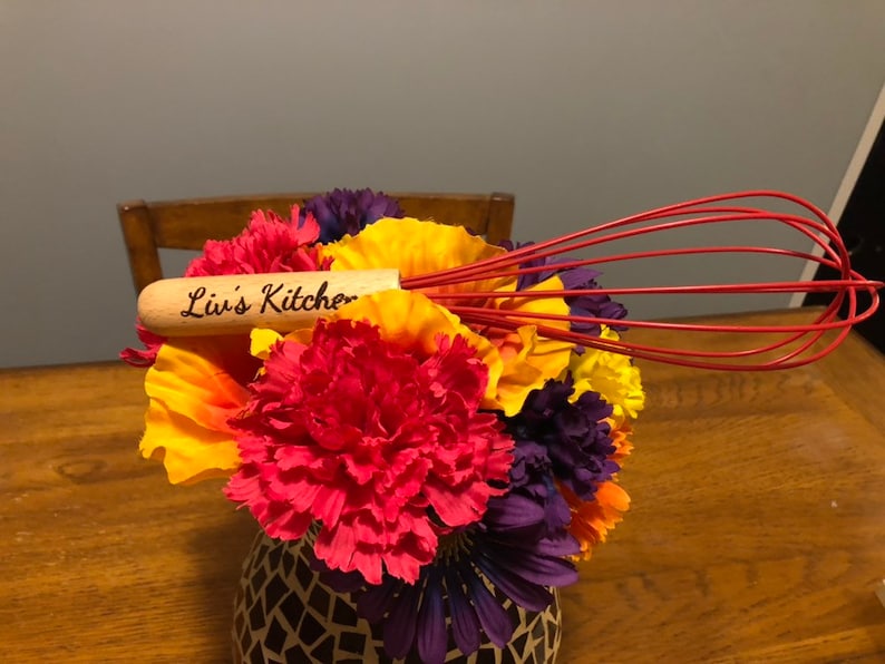 Laser Engraved Whisk, Personalized Wooden Cooking Utensil - Etsy