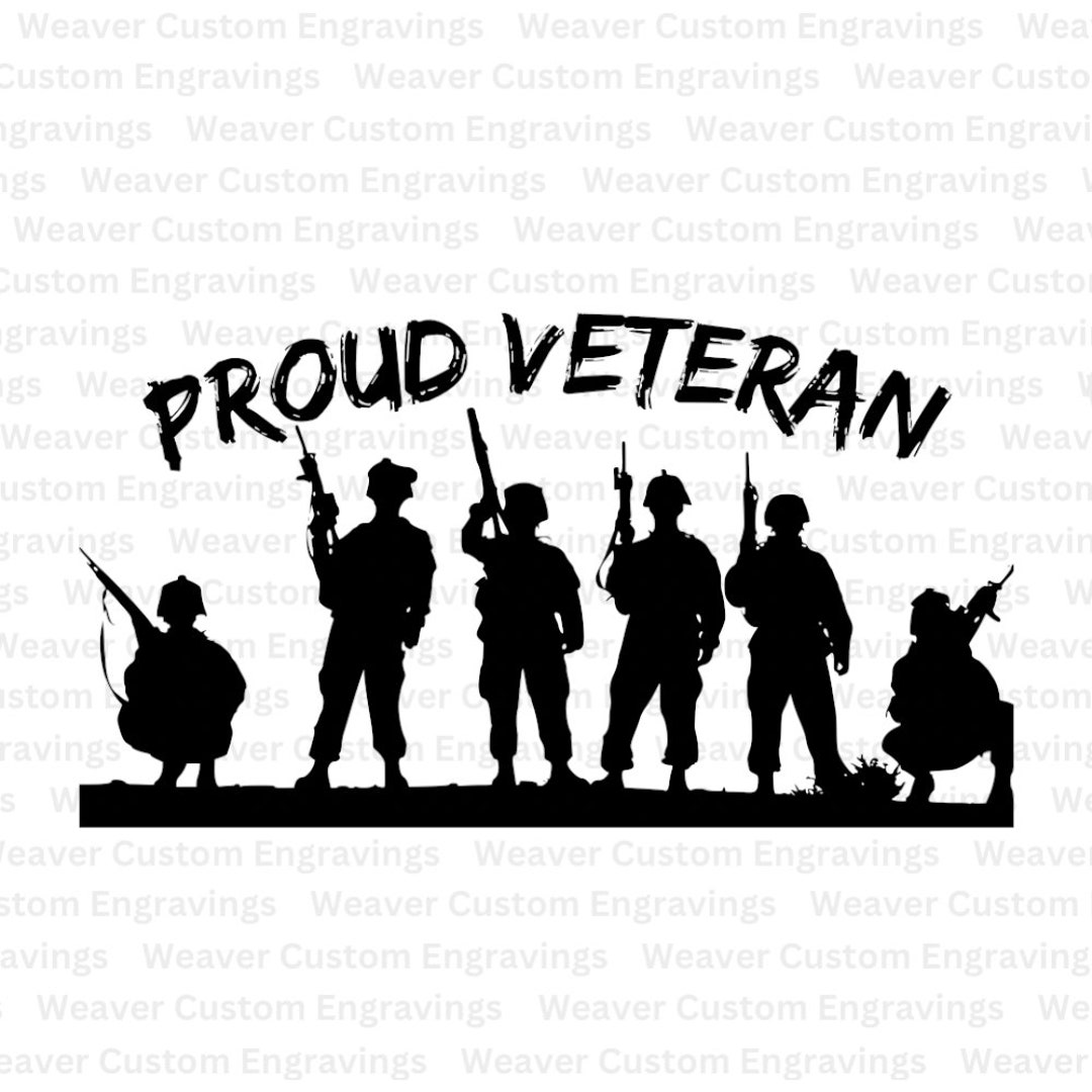 Proud Veteran SVG PNG PDF, Retired Military Cricut Artwork File ...