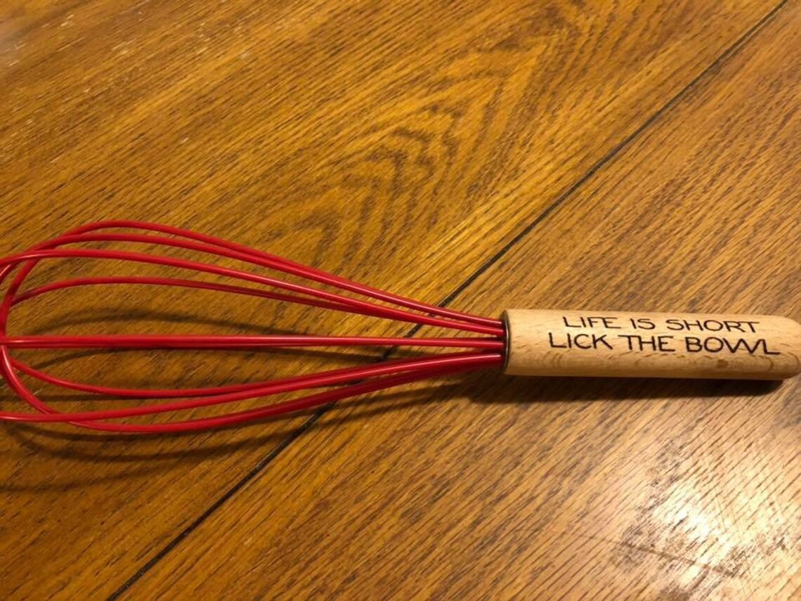 Laser Engraved Whisk, Personalized Wooden Cooking Utensil - Etsy