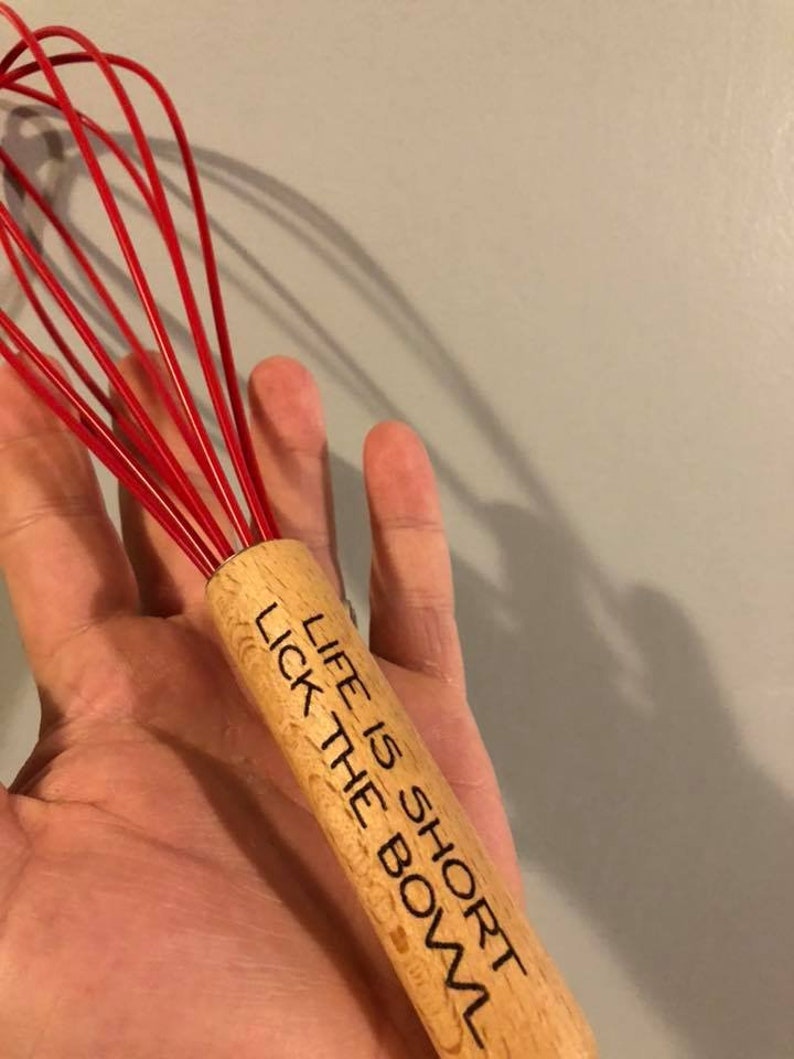 Gift for Him/her Laser Engraved Whisk Personalized Whisk | Etsy