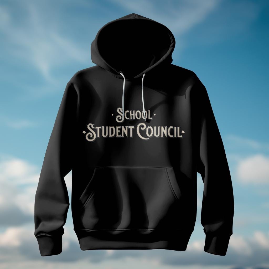 School Student Council Classic Text Design | Digital Download (SVG, PNG ...