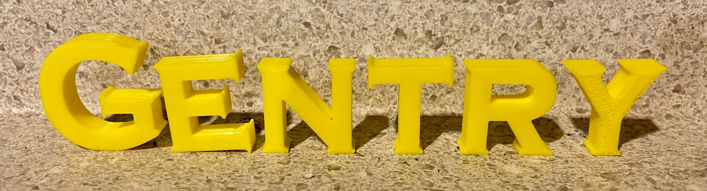 Personalized 3D Printed Letters Customized Name Printed - Etsy