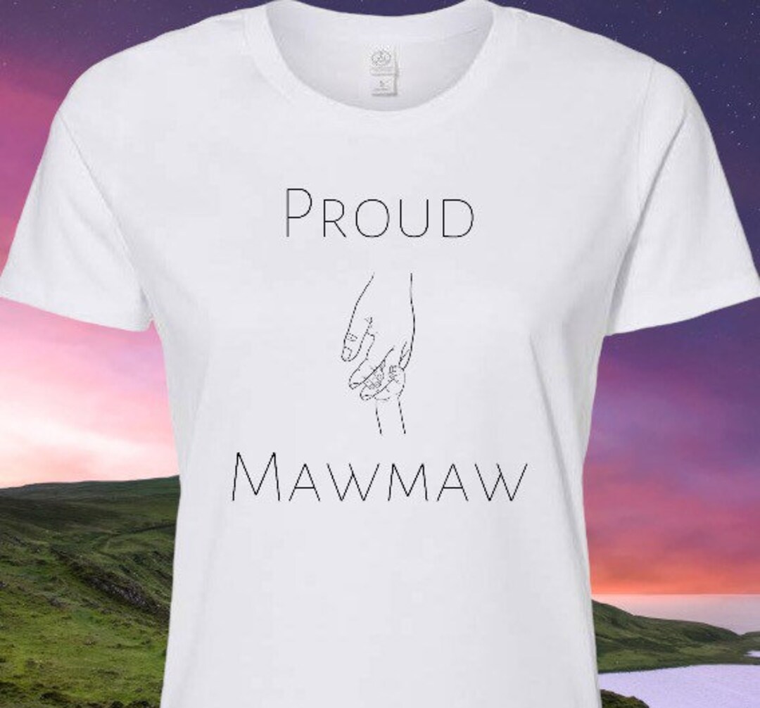 Proud Maw Maw PNG SVG PDF, Mawmaw Holding Child Hand Silhouette Vector ...