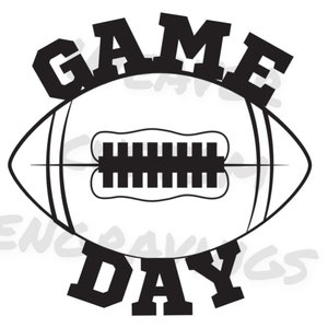 Game Day Football SVG PNG PDF, Sports Clipart File for Cricut, Design ...