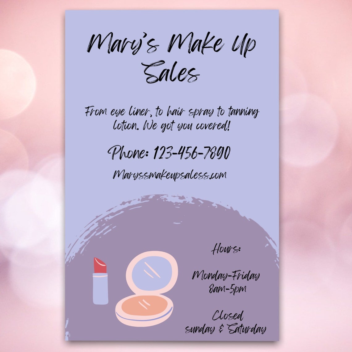 FLYERS TEMPLATES, 4 Pack Business Flyer, Editable Flyer Digital File ...