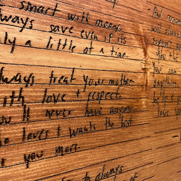 Custom Handwriting Sign - Etsy