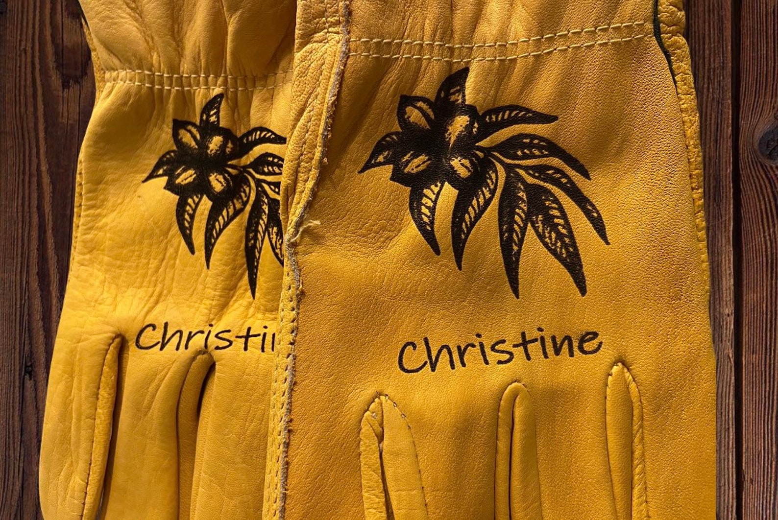 Custom Work Gloves Adult Gloves Personalized Gardening | Etsy