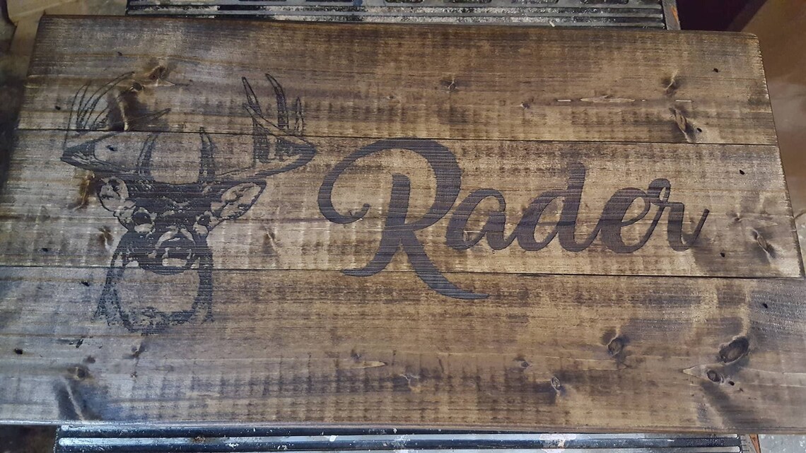 Deer Hunting Custom Sign Rustic Personalized Wooden Sign | Etsy