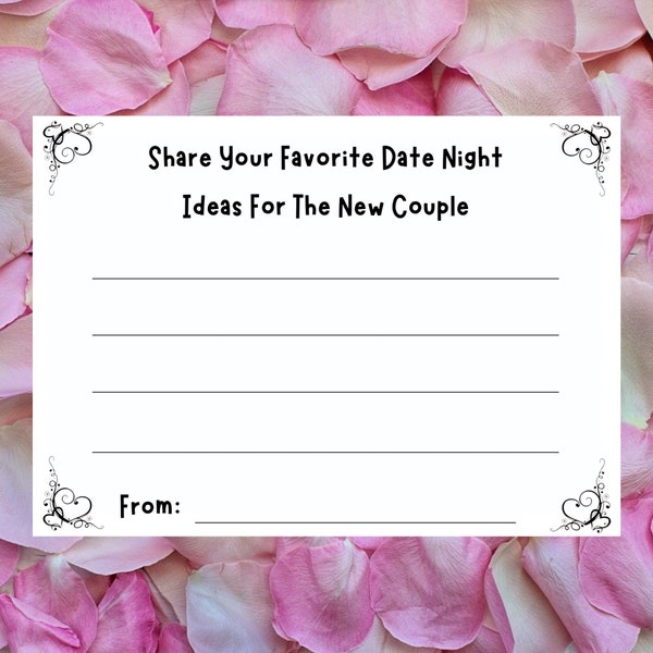 Date Night Printable - Etsy