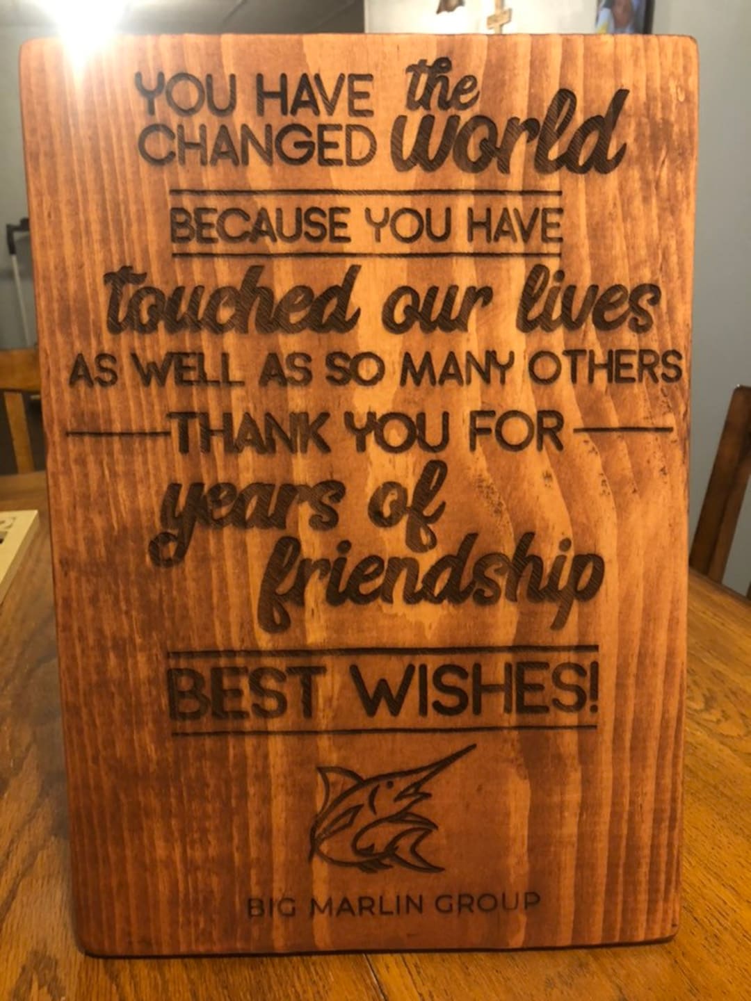 Personalized Laser Engraved Wood Sign - Customized Wooden Sign - Etsy