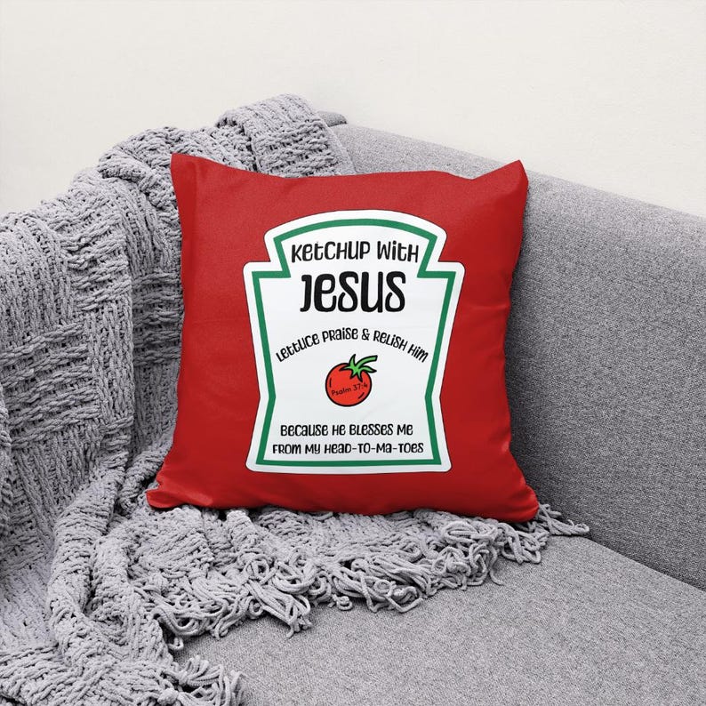 Ketchup With Jesus - Christian Humor Design (digital Download) - Etsy