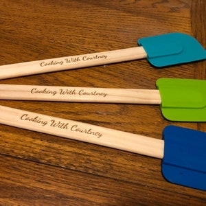 Personalized Silicone Spatula, Wedding Cooking Gift, Kitchen Utensil ...