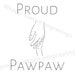 Proud Paw Paw PNG SVG PDF, Pawpaw Holding Child Hand Silhouette Vector ...