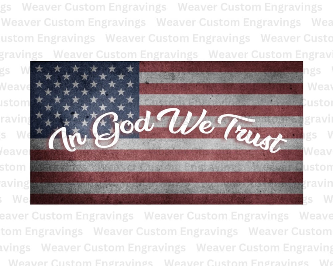In God We Trust Flag SVG PNG PDF, Distressed American Flag Design ...