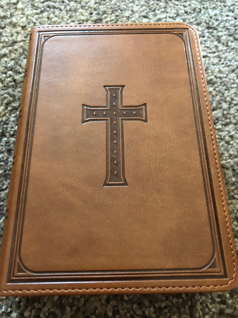 Personalized Leather Bible Custom Bible Engraved Bible | Etsy