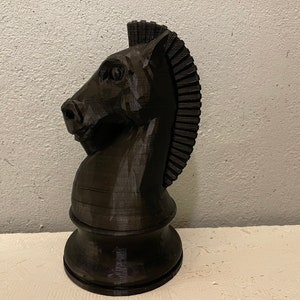 XL CHESS KNIGHT, Chess Player Gift, Chess Lovers Club Décor, Check Mate ...