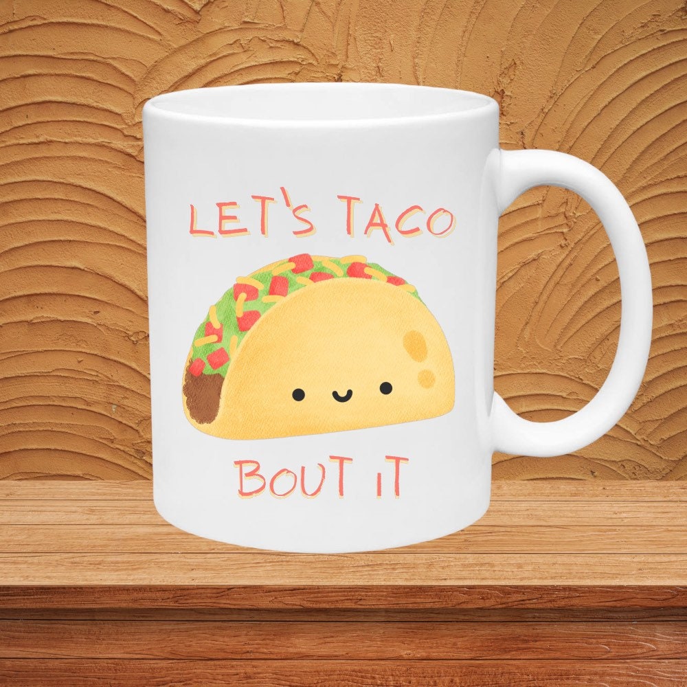 Lets Taco About It PNG SVG PDF Funny Cinco De Mayo Design - Etsy