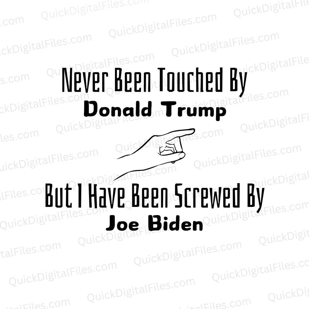 Provocative Political Text Graphic: Trump Vs. Biden Statement Art - Etsy