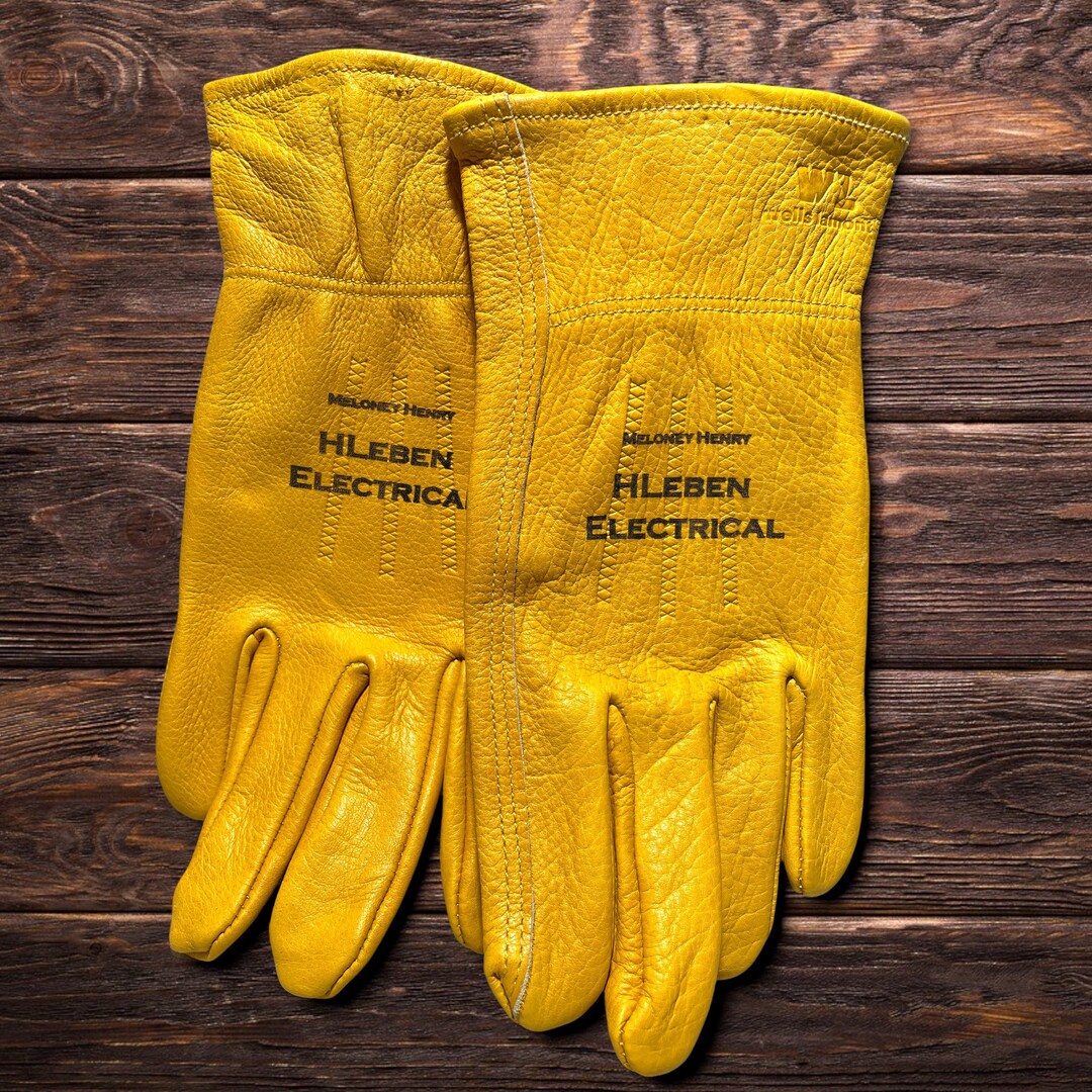 CUSTOM Business Logo Adult WORK GLOVES, Personalized Working Gloves ...