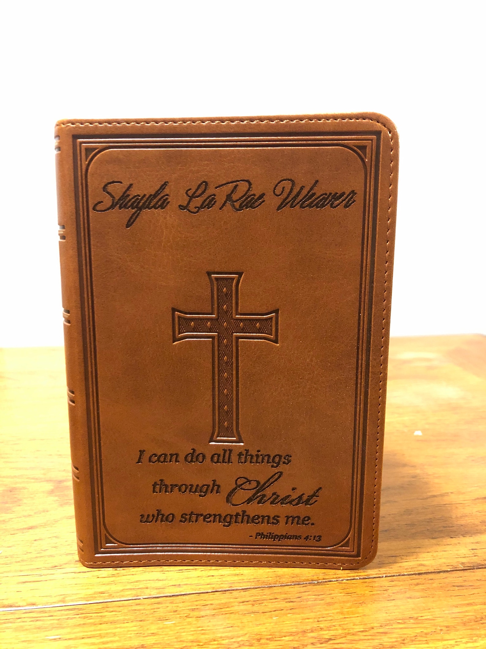PERSONALIZED Leather BIBLE Custom Bible Engraved Bible - Etsy