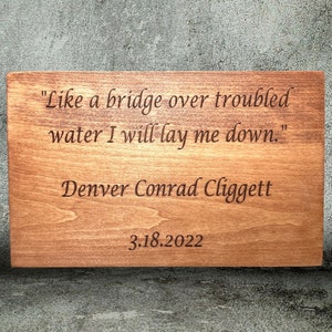Custom Wood Sign, Wood Rustic Carved Wood Signs, Custom Quote, Carved ...