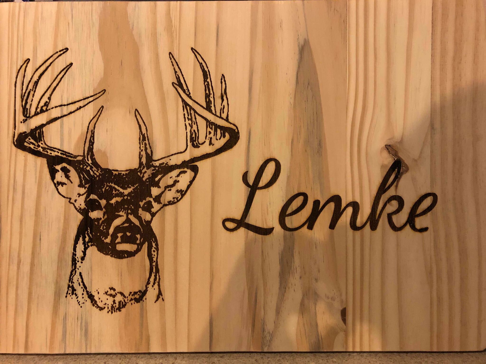 Deer Hunting Custom Sign Rustic Personalized Wooden Sign | Etsy