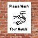 Please Wash Your Hands SVG PNG PDF - Printable Restroom Sign - Guest ...