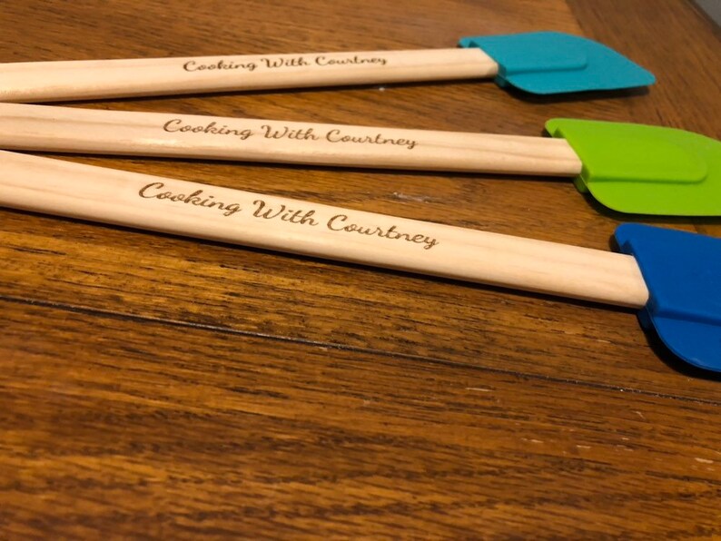 Personalized Silicone Spatula, Wedding Cooking Gift, Kitchen Utensil ...