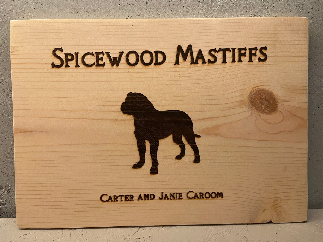 DOG Décor Sign, Custom Wood Signs, Personalized Porch Décor, Dog ...