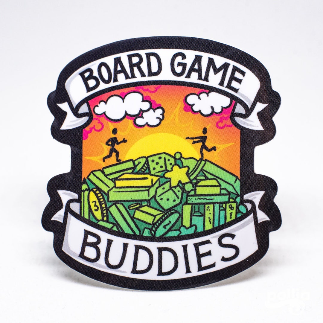 Board Game Buddies Sticker - Etsy